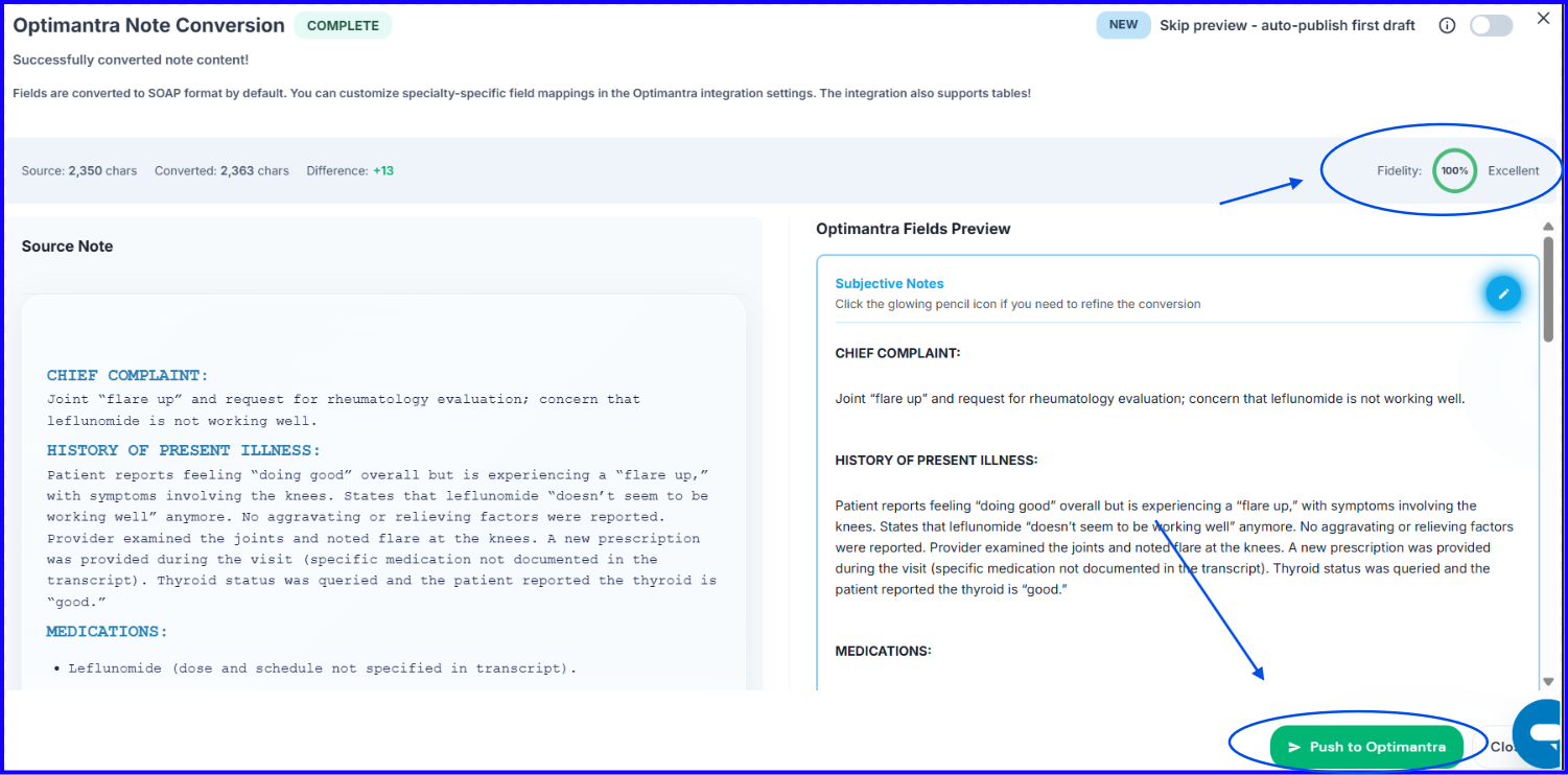 🧘‍♀️ OptiMantra Troubleshoot: My Notes Aren’t Transferring – DeepCura